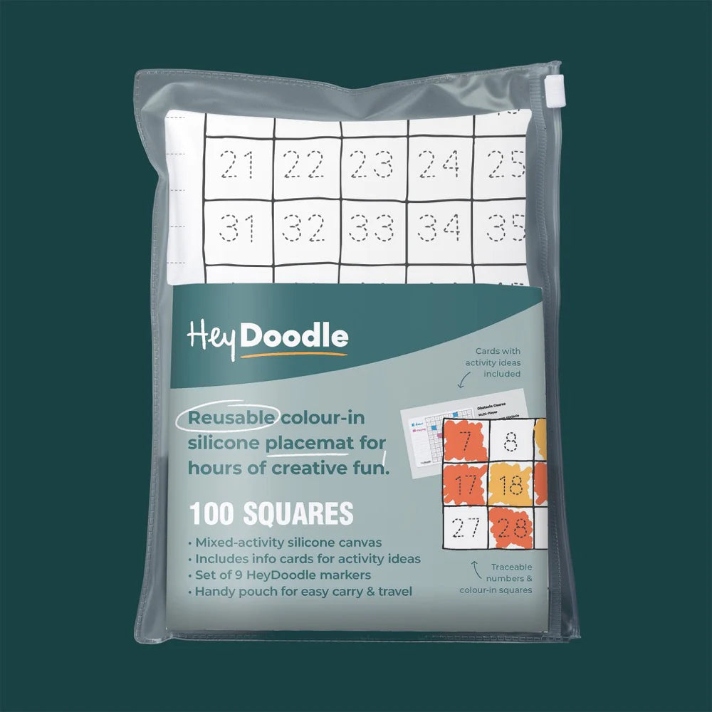 HeyDoodle Mat - EDU | 100 Squares | Mum Made Yum
