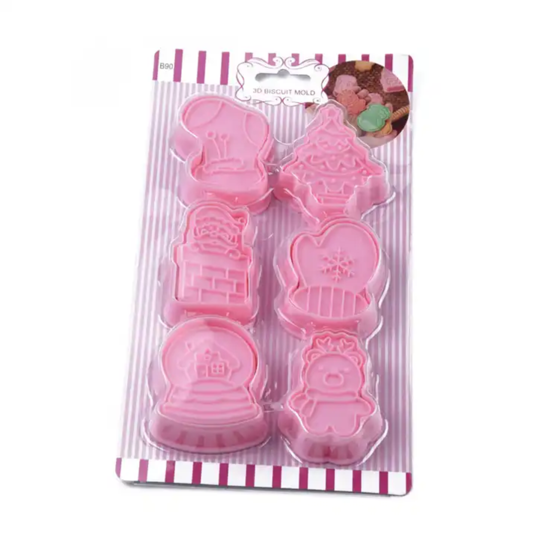 Shop Cookie Mould Cutter - Christmas - 6 Pieces | Mum Made Yum