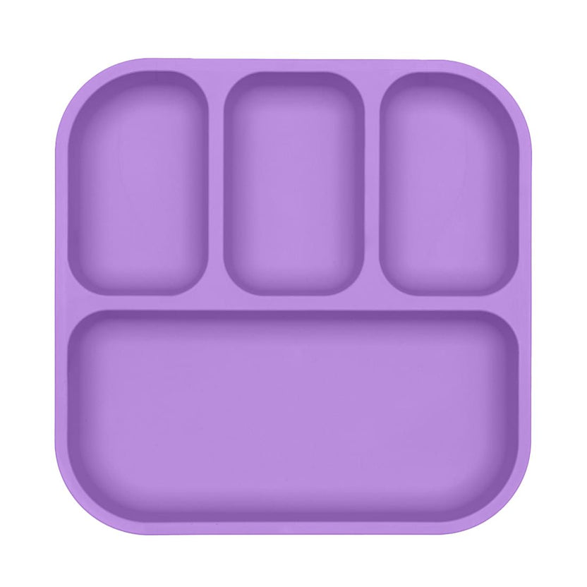 Purple Plant-Based Bento Plate | Eco-Friendly Kids Dinnerware | Bobo ...