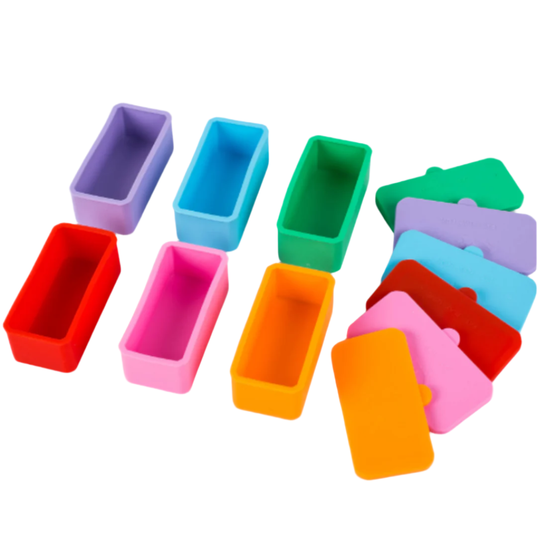 Shop Silicone Container with Lid - Rectangle (200ml) | Mum Made Yum