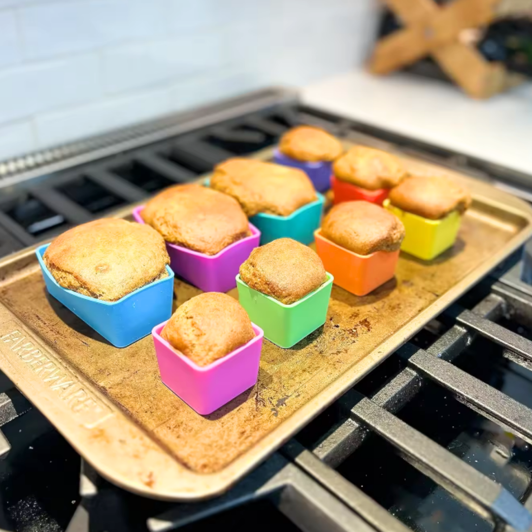 Shop Silicone Container with Lid - Square | Mum Made Yum