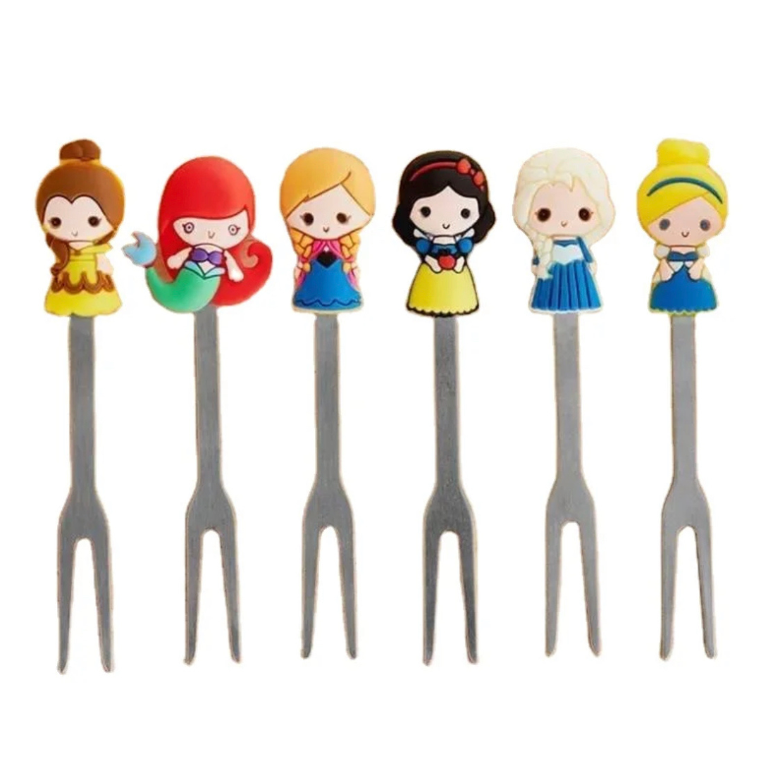 Shop Food Picks/ Forks - Princess (6 Pieces) | Mum Made Yum