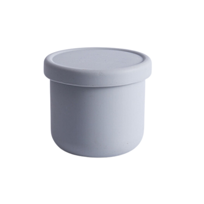 Small Silicone Snack Pot - Grey | Mum Made Yum