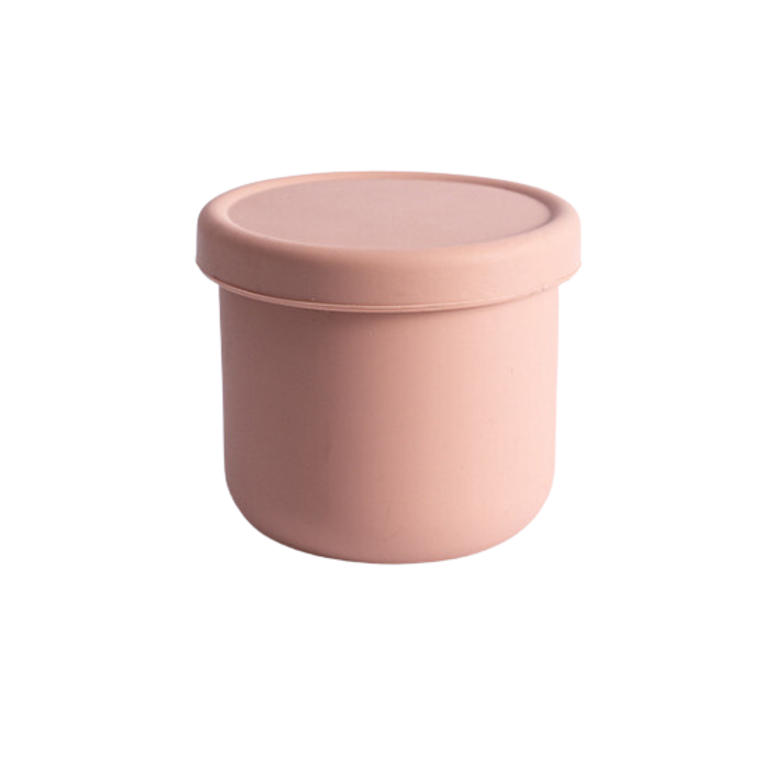 Small Silicone Snack Pot - Pink | Mum Made Yum