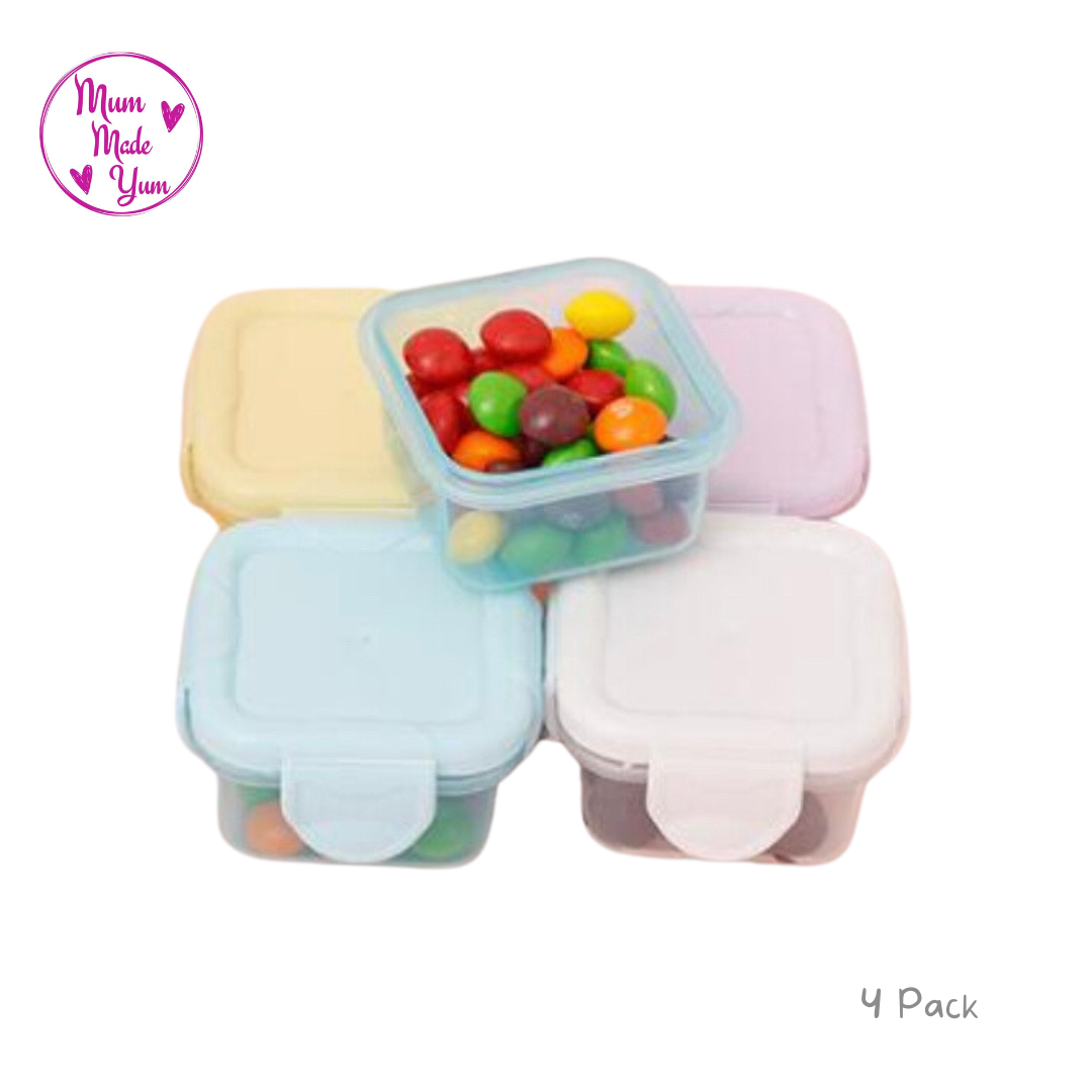 Shop Small Snack Containers - 4 Pack | Mum Made Yum