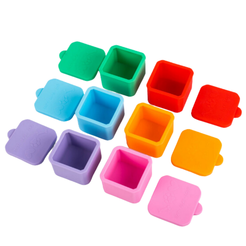 Shop Silicone Container with Lid - Square | Mum Made Yum
