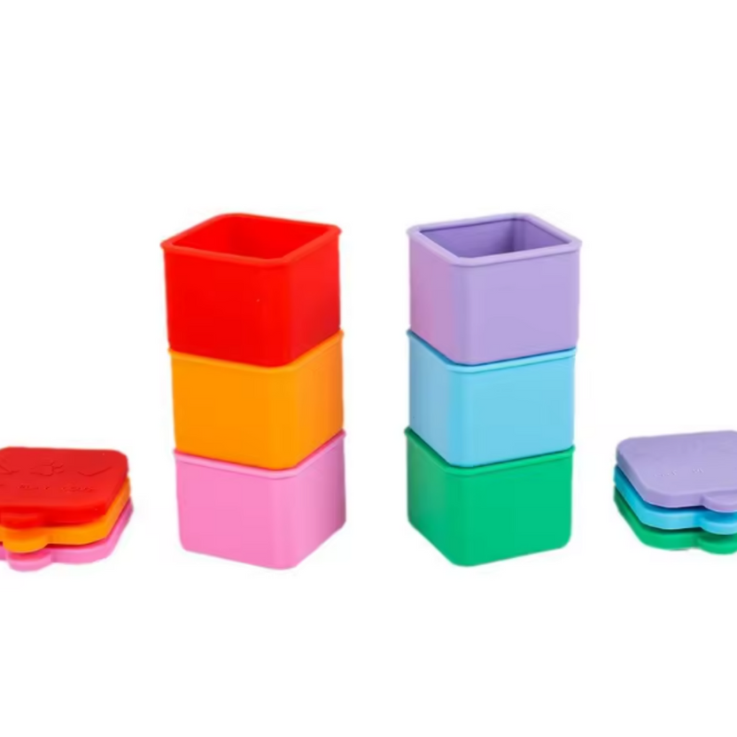 Shop Silicone Container with Lid - Square | Mum Made Yum