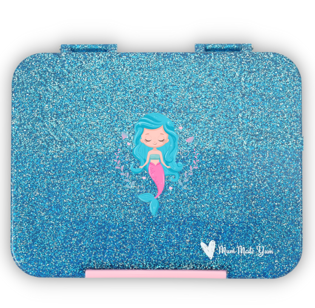 Shop Bento Lunchbox (Large) - Sparkle Blue Mermaid | Mum Made Yum
