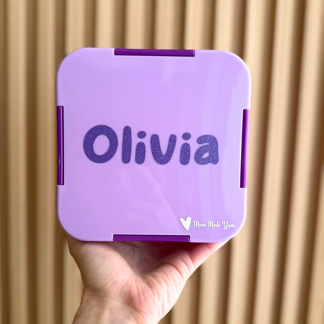 Square Leakproof Lunchbox - Purple | Mum Made Yum