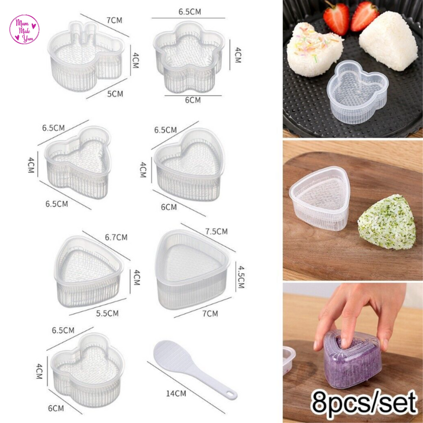 Shop Sushi Rice Cartoon Mould Maker Kit - 8 Pieces | Mum Made Yum