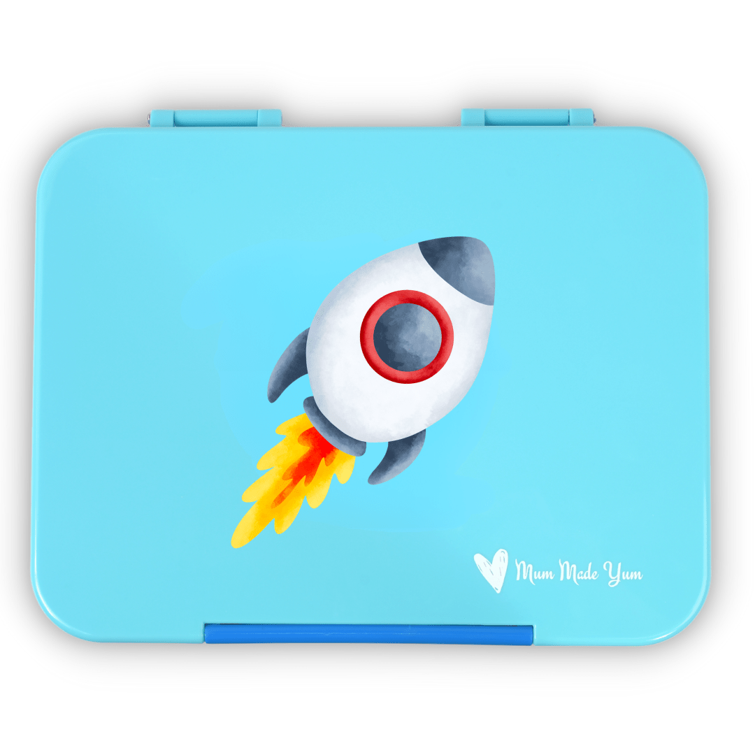 Shop Bento Lunchbox (Large) - Light Blue Space | Mum Made Yum