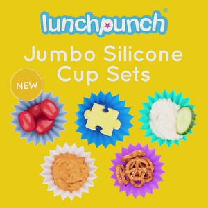 Lunch Punch Bento Jumbo Silicone Cups - 3 pack | Mum Made Yum
